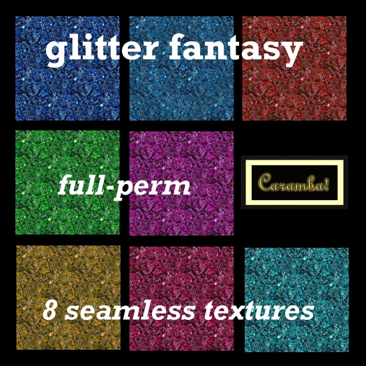 Second Life Marketplace - glitter fantasy textures pack