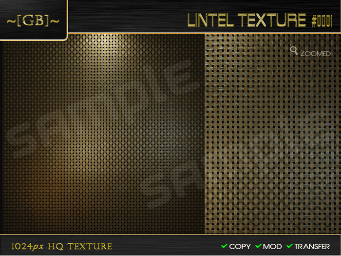 Second Life Marketplace - ~ [GB] Textures HQ ~ 00161 - Lintel Texture #0001