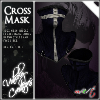 Second Life Marketplace - -={UC}=- Cross Mask Blue