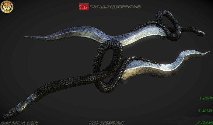 Second Life Marketplace - SNAKE DAGGER FULL PERM