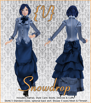 Second Life Marketplace - {V} Victorian - Snowdrop