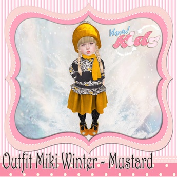 Second Life Marketplace - [Vk!] Outfit Miki Winter-Mustard