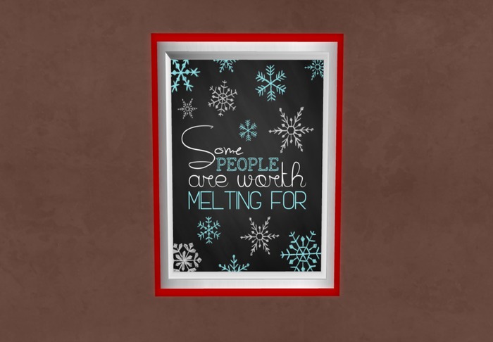 Second Life Marketplace - DD Christmas Chalkboard Worth Melting For