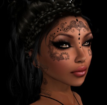Second Life Marketplace - Samira Face Tattoo Set / Arabic Tattoo by ta7am