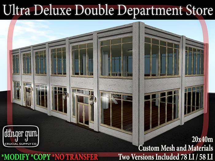 Second Life Marketplace - Ultra Deluxe Double Department Store 20x40