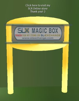 Second Life Marketplace - XStreet SL Magic Box Holder & Display & web ...