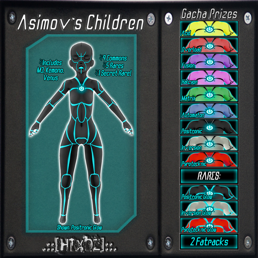 Second Life Marketplace - .::[HTxDZ]::. Asimov's Children - Matrix Skin