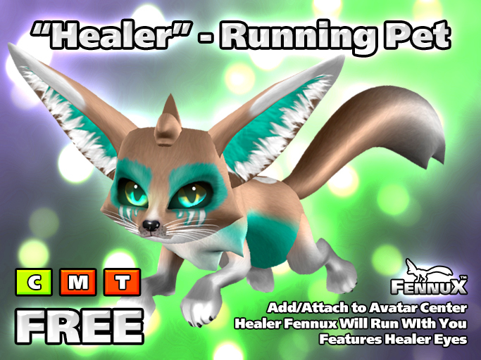 Second Life Marketplace - Fennux - Fake Healer - Running Pet