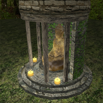 Second Life Marketplace - Buddha Buddhist Shrine 2 - garden/flowers ...