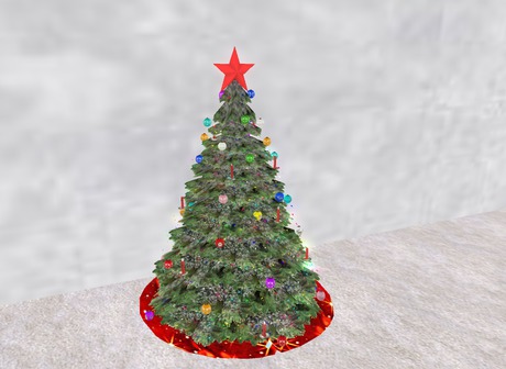 Second Life Marketplace - Nature's Call Christmas Tree - Blinking Multi ...