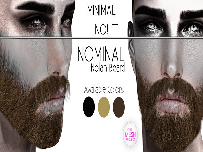 Second Life Marketplace - No.MINAL - Nolan Beard FATPACK
