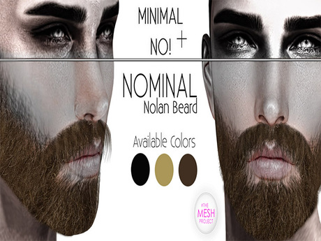 Second Life Marketplace - No.MINAL - Nolan Beard FATPACK