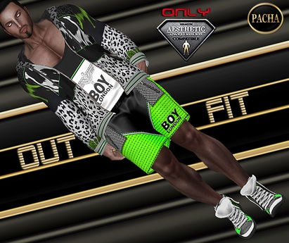 Second Life Marketplace - AESTHETIC- Pacha Dubai - Outfit-Uniqe sport ...