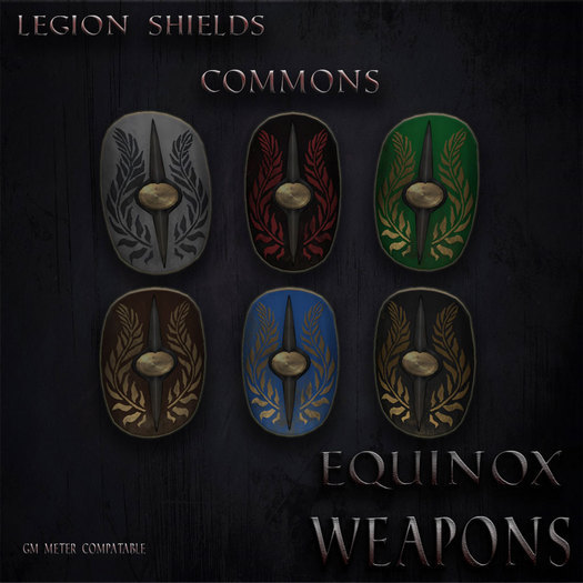 Second Life Marketplace - .:[ EQ ]:. Legion Shield Caesar Rare