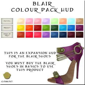Second Life Marketplace - BM Blair Expansion HUD Colour Pack