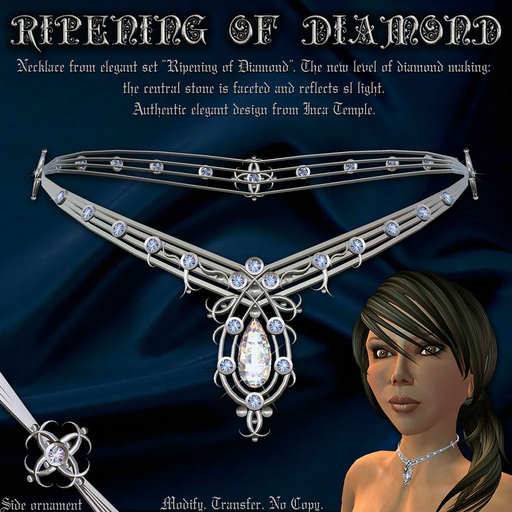 Second Life Marketplace - "Ripening of Diamond" elegant necklace