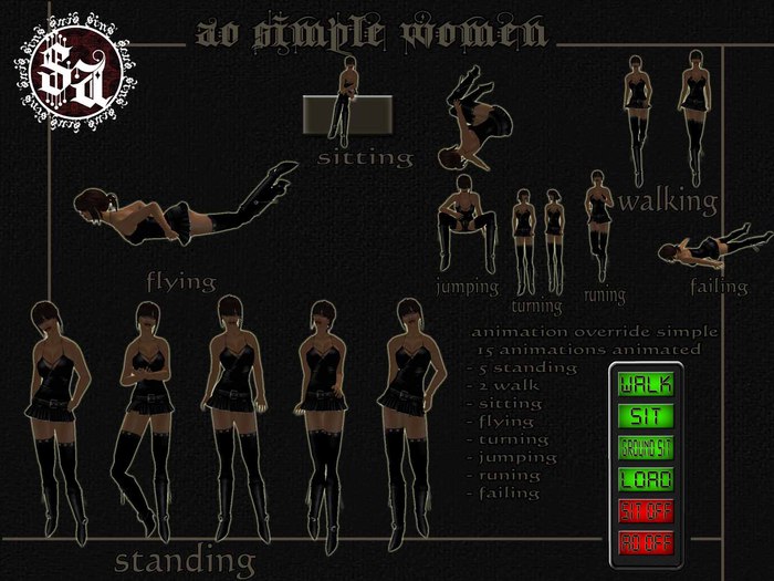 Second Life Marketplace Ao Women Simple