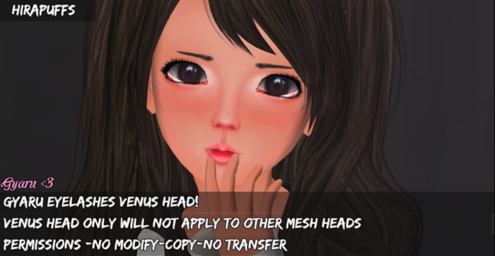 Second Life Marketplace - Gyaru eyelashes! Venus head