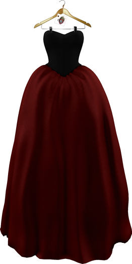 Second Life Marketplace - PEQE - Rough Princess Gown_Red