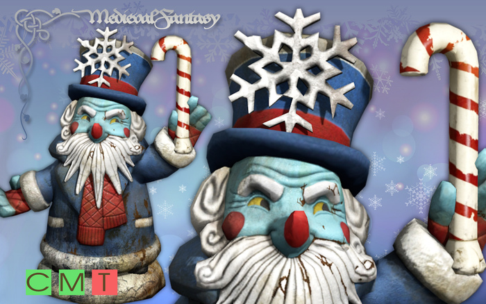 Second Life Marketplace - [MF] Mesh frosty winter dwarf with candy cane ...