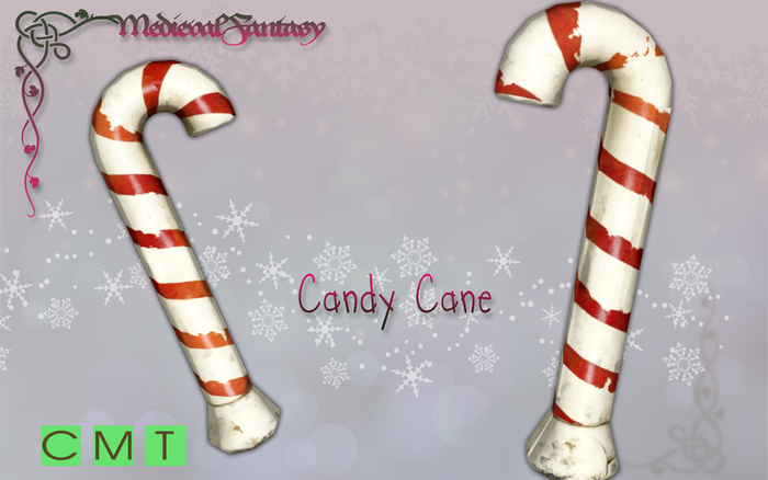 Second Life Marketplace - [MF] Mesh candy cane full permissions (boxed)