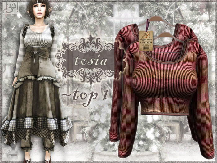 Second Life Marketplace - !gO! Tosia Top - 1