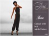 Second Life Marketplace - [Selene Creations] Aline Black catsuit