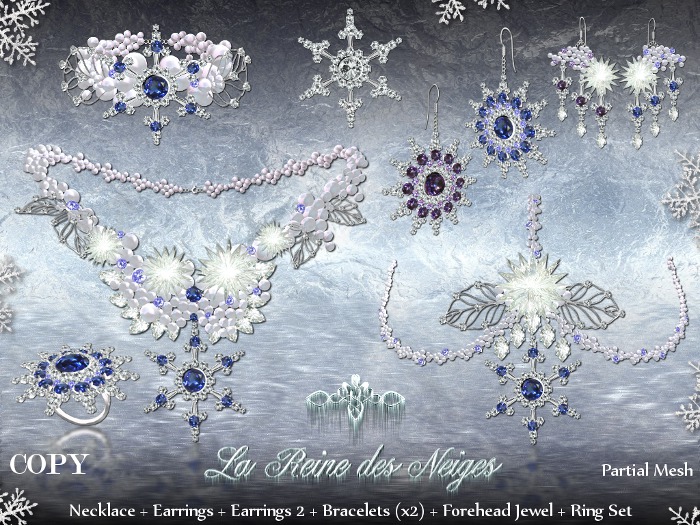 Second Life Marketplace - Nord Embel'Lys La Reine des Neiges Complete Set