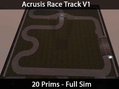 Second Life Marketplace - Race Track Single Level by Acrusis