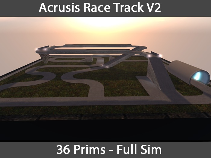 Second Life Marketplace - Race Track Double Level by Acrusis