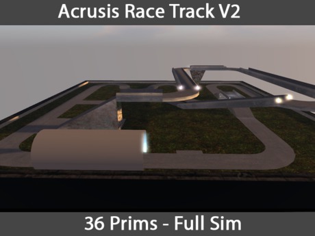 Second Life Marketplace - Race Track Double Level by Acrusis