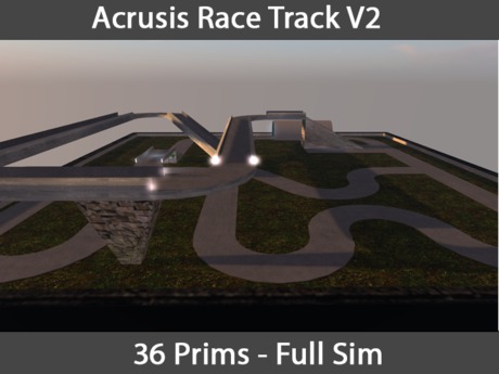 Second Life Marketplace - Race Track Double Level by Acrusis