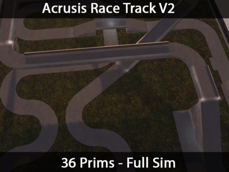 Second Life Marketplace - Race Track Double Level by Acrusis