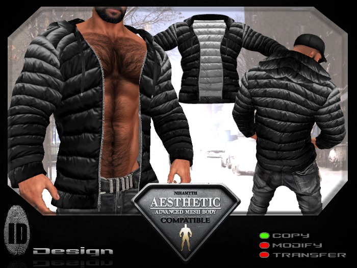 Second Life Marketplace - [ ID] Winter Coat Hoodie for (NIRAMYTH ...