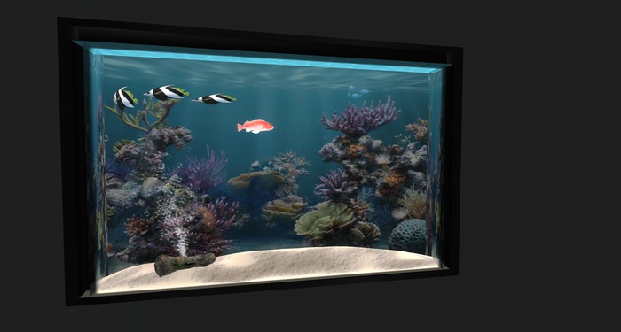 Second Life Marketplace - [Akaesha] Fish Tank ( Fish Aquarium )