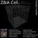 Second Life Marketplace - Z&A Cell (Cast Iron Cage)