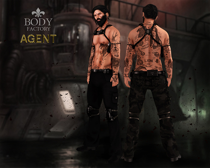 Second Life Marketplace - [BODY FACTORY] Agent Holsters (Black)