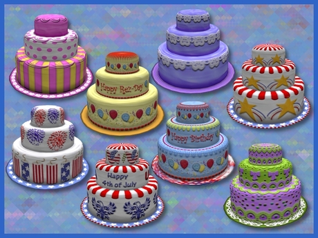 Second Life Marketplace - (PAT Sculpted Cake Texture Pack)