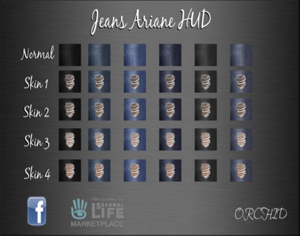Second Life Marketplace - DEMO_Jeans Ariane HUD