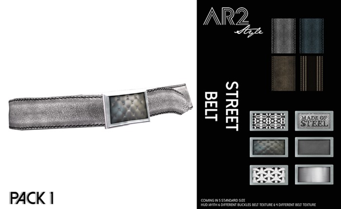 Second Life Marketplace - [AR2 Style] Street Belt - MAN - Pack 1