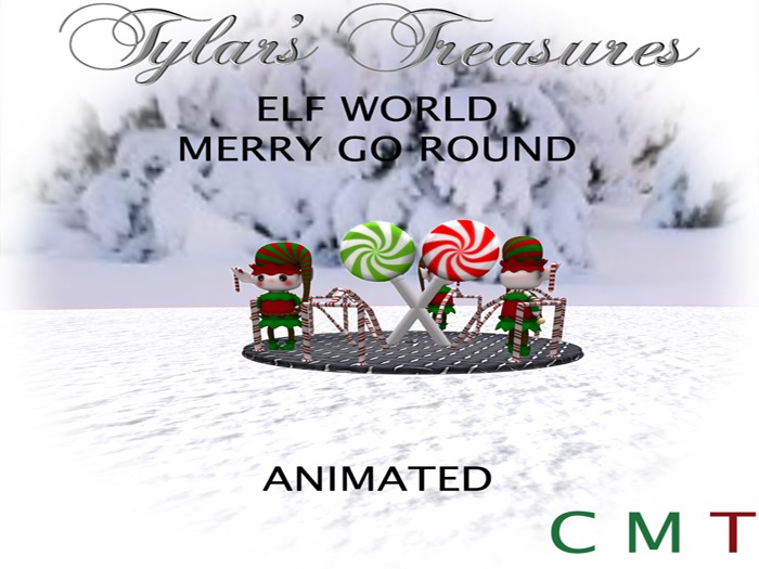 Second Life Marketplace - .:TT:. ELF WORLD MERRY GO ROUND BOXED