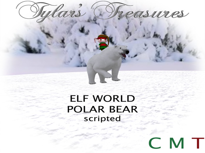 Second Life Marketplace - .:TT:. ELF WORLD POLAR BEAR BOXED