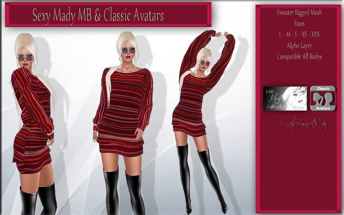Second Life Marketplace - LSR - Sexy Mady MB & Classic Avatars
