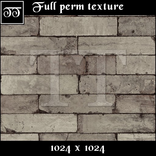 Second Life Marketplace - TT - seamless old bricks - 1024x1024 Full perm