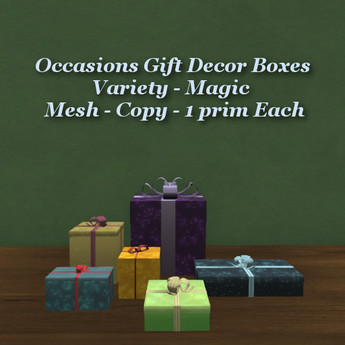 Second Life Marketplace - Occasions Gift Decor Boxes Magic