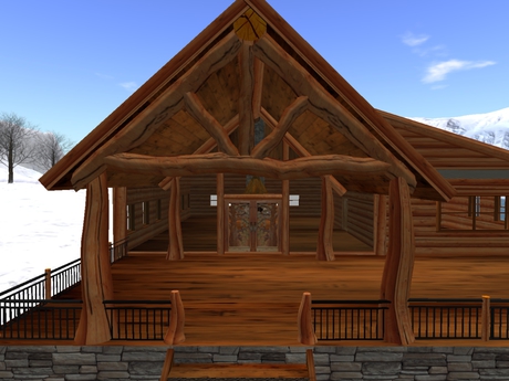 Second Life Marketplace - LOG CABIN 16 - 104 PRIMS