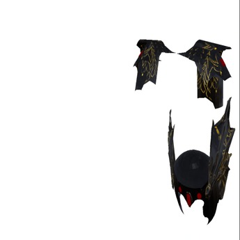 Second Life Marketplace - ) ( Black Dragon Helm and Armor Mesh Set