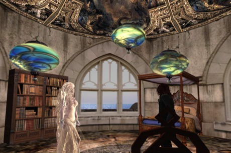 Second Life Marketplace - Floating Following Flowing Lamp