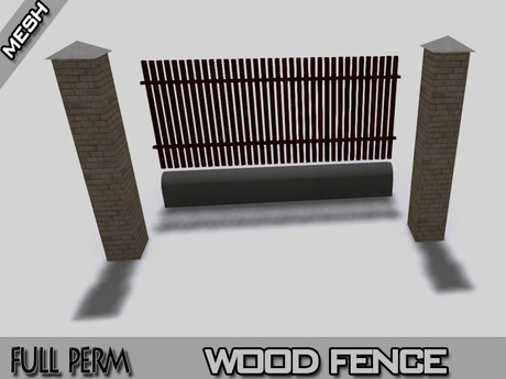 Second Life Marketplace - Wood Fence - full perm