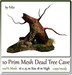 Second Life Marketplace - 10 Prim Mesh Dead Tree Cave 16x25m Size 18m ...
